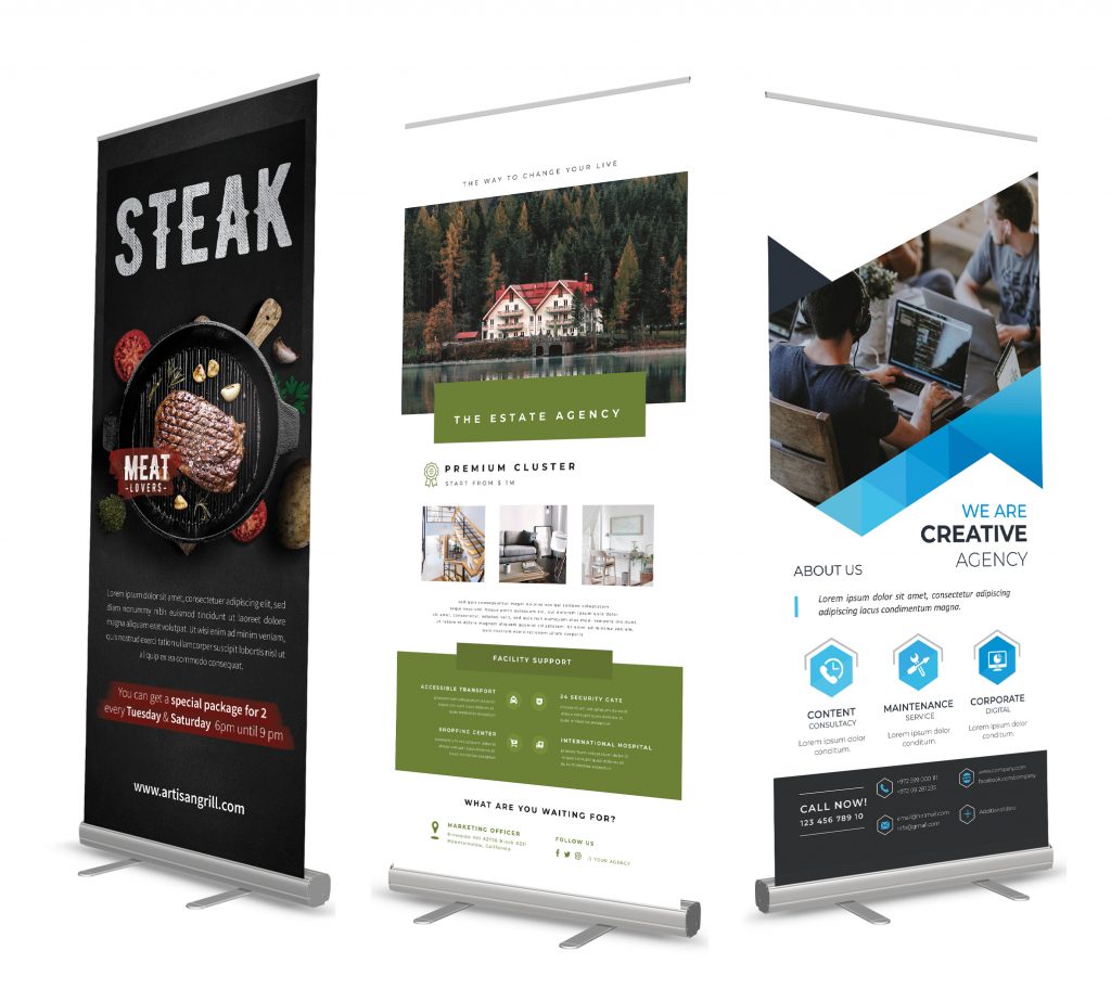 Roller Banner Design - The Leaflet Design Company